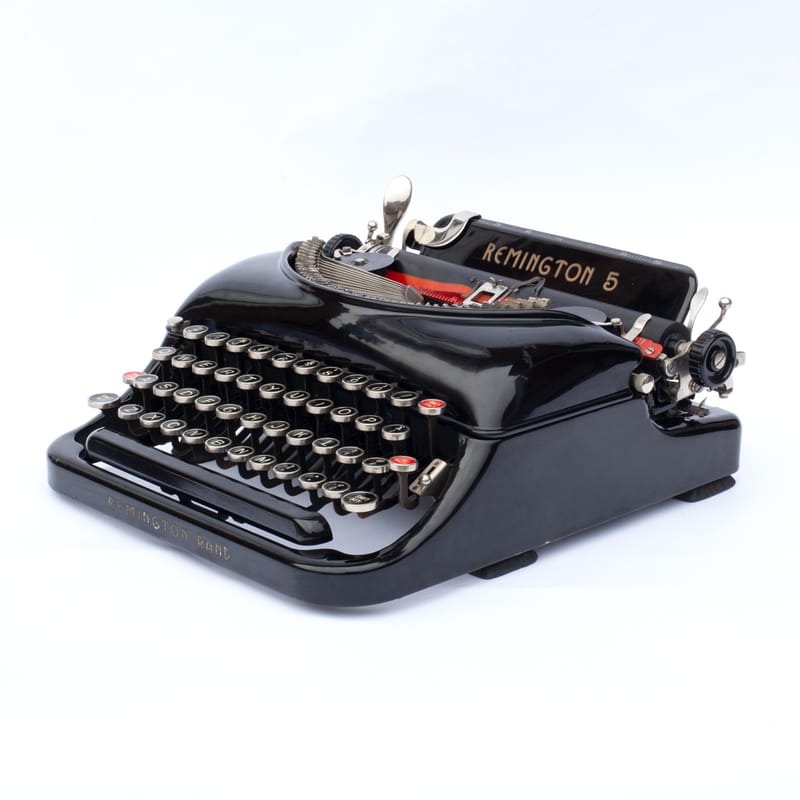 TRIUMPH TIPPA Yellow Vintage Typewriter with Case Working New Ribbon ...