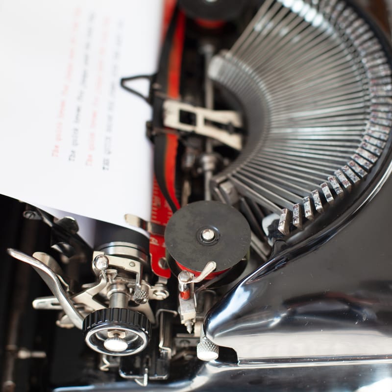 TRIUMPH TIPPA Yellow Vintage Typewriter with Case Working New Ribbon ...