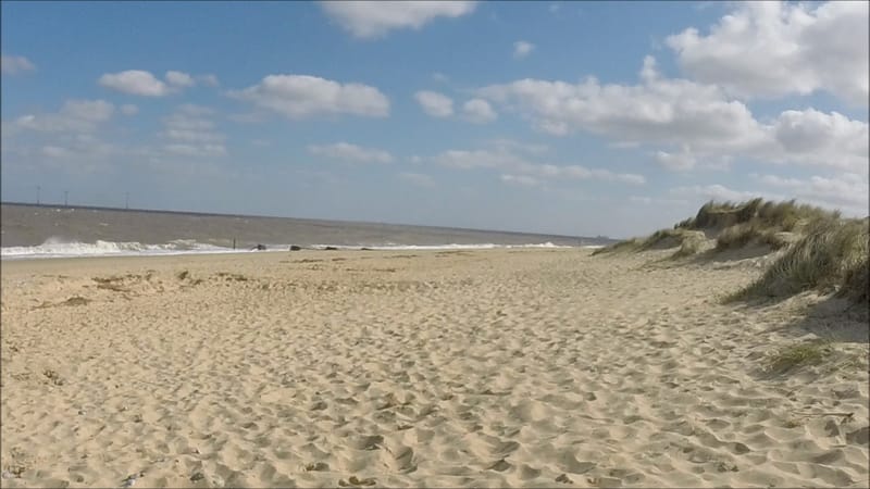 Caister beach - The Travelling McWillies