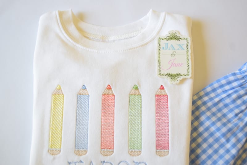 School Banner Embroidery Design, Back to School Embroidery Design, Sch