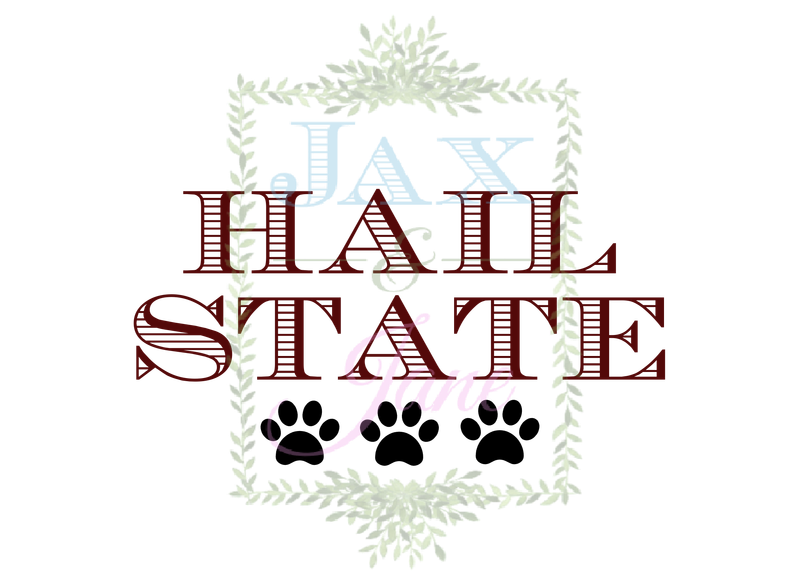 Hail State PNG, Heat Press, Digital Download, Sublimation Download, MS