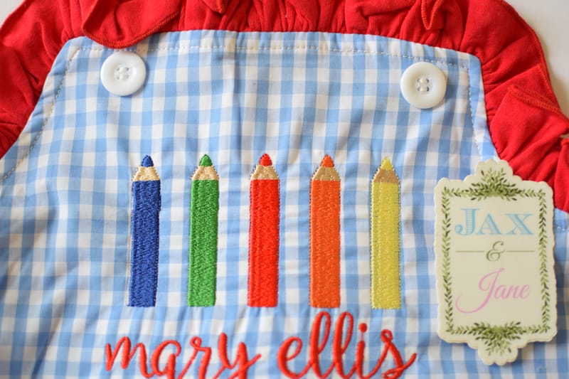 Crayon Satin Fill Embroidery Design, Crayon Embroidery Design, Crayon