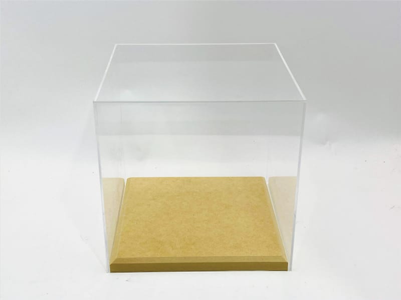 Acrylic Display Boxes with Wood Bases - MuseumBoxes