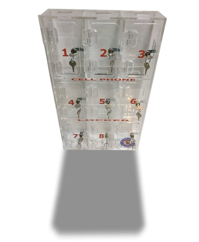 Acrylic Cell Phone Storage - MuseumBoxes