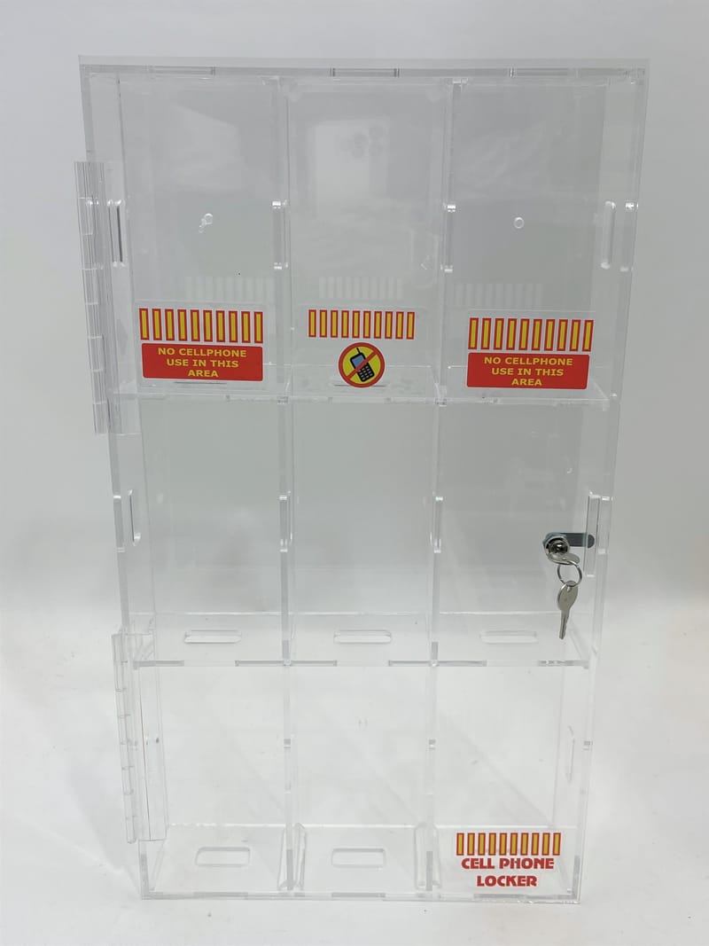 Acrylic Cell Phone Storage - MuseumBoxes