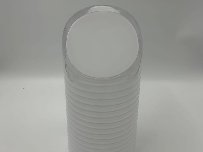 Custom Translucent White Acrylic Skyscraper Light Fixture - MuseumBoxes