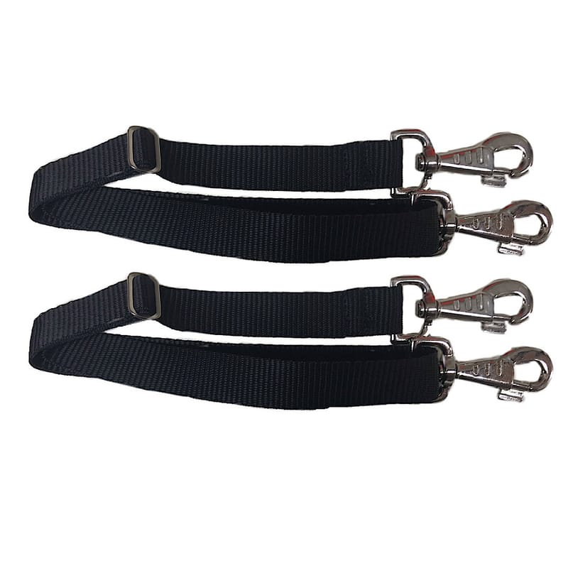 BULK DEALS x10 Adjustable Leg Straps (Pair) Double Clip Heavy Duty ...