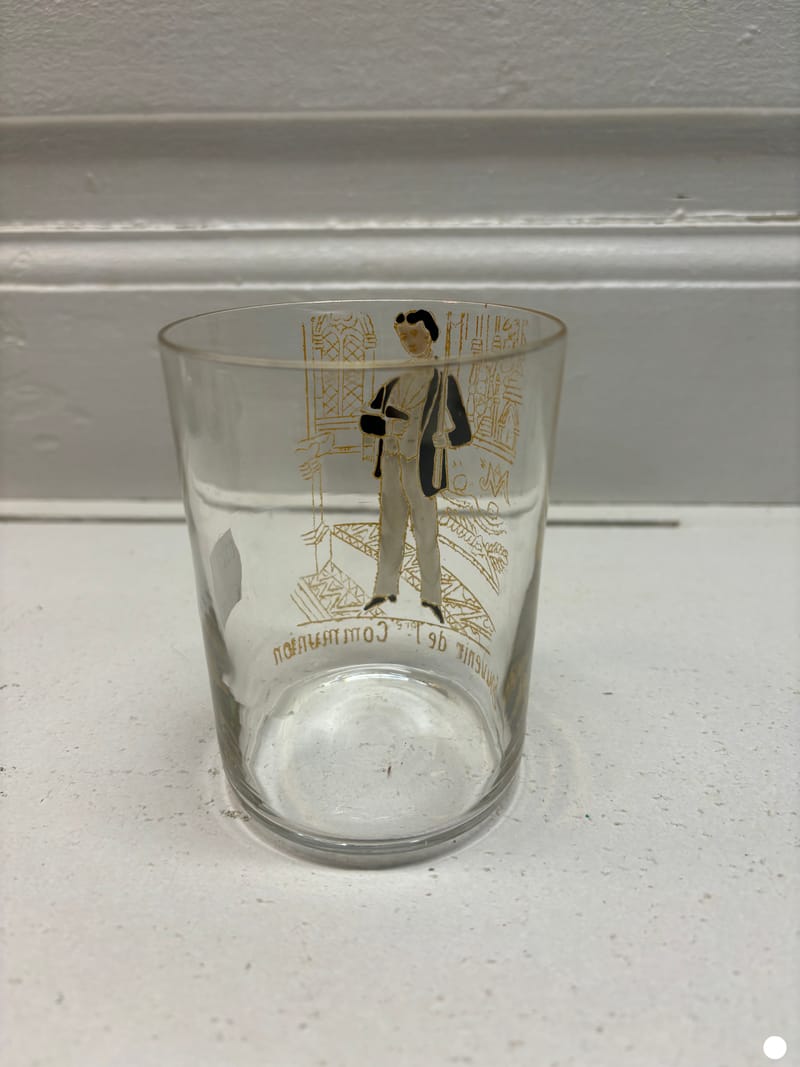 Verre "Souvenir de 1ere communion" - Comptoir du Broc webstore