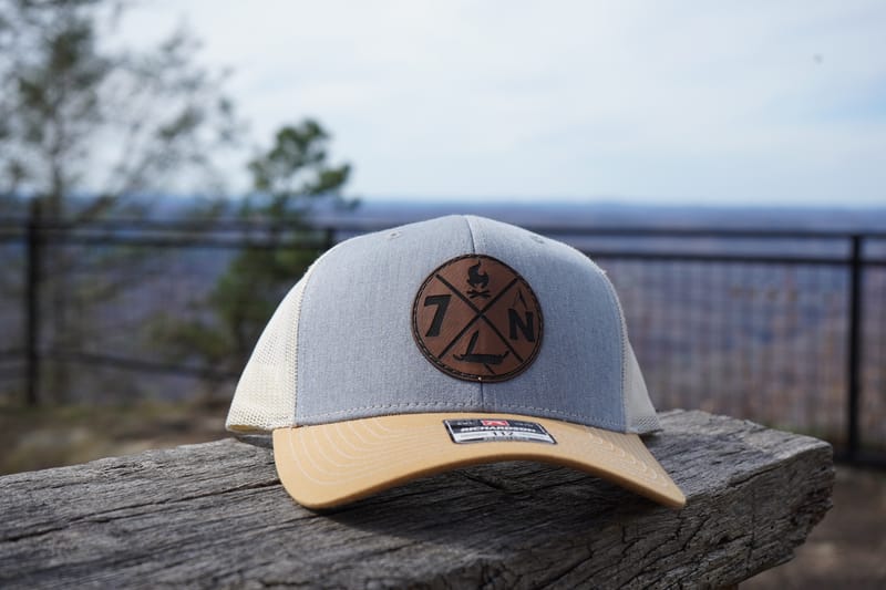 New Round logo tri color hat - Seven North