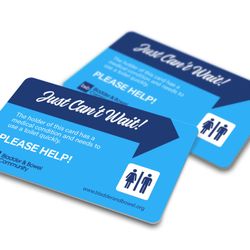 FREE Just Can’t Wait Toilet Card - Things to do places to go