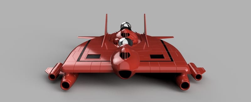 SHADO Interceptor kit Studio scale 1/12scale model 3d model designed by ...