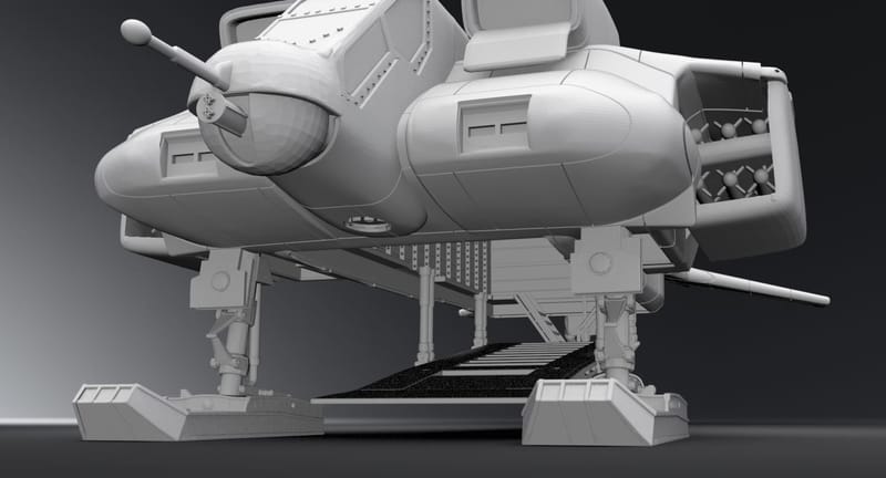 KIT;! ALIENS STUDIO SCALE DROP SHIP OPTION 1&2 OPEN WINGS CLOSED WINGS ...