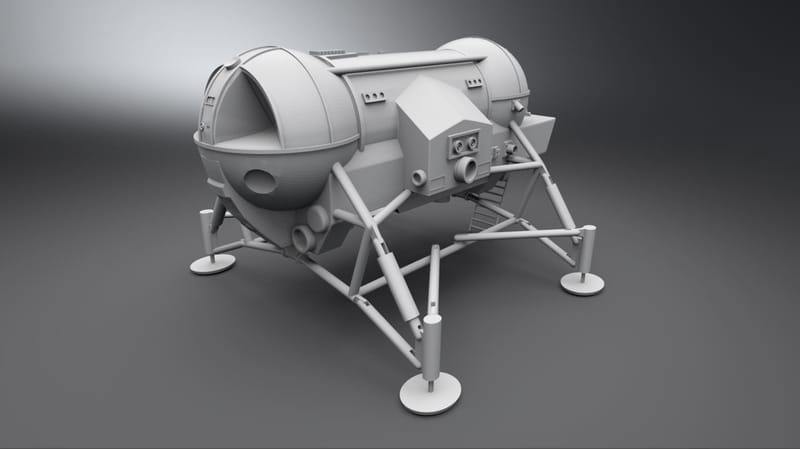 ufo moon hopper studio scale 1/24 - CRAGGS MODELS