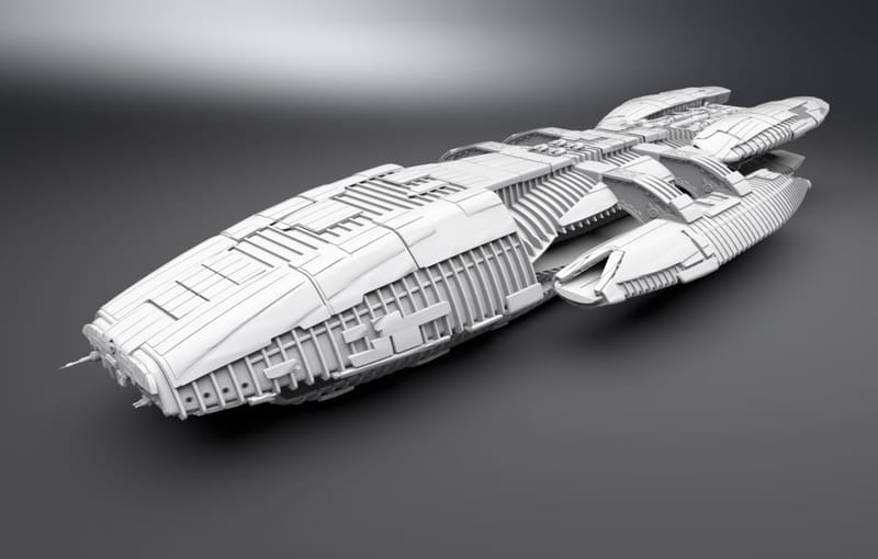 Battlestar Galactica 4ft long KIT - CRAGGS MODELS