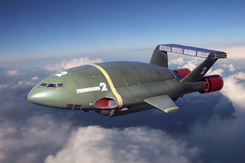 Thunderbird 2 studio scale 36" long - CRAGGS MODELS