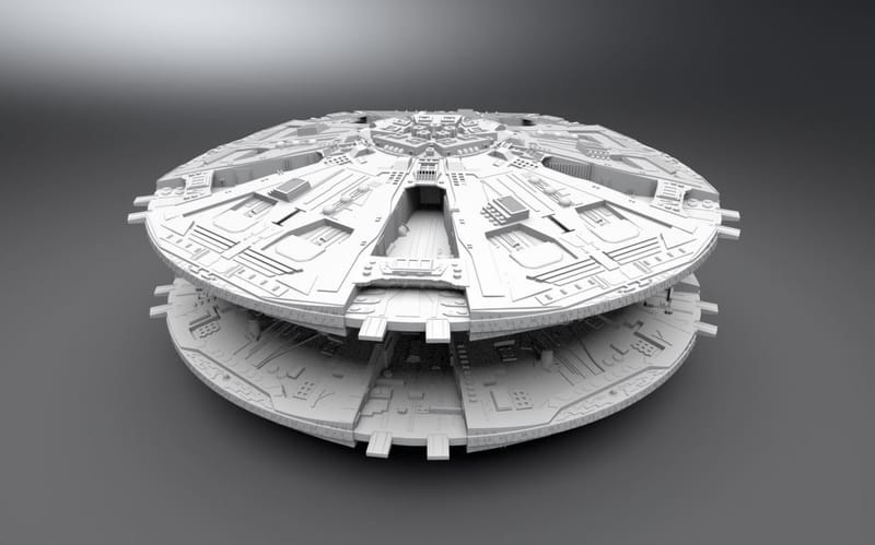 Cylon Base star 1978 STUDIO SCALE - CRAGGS MODELS