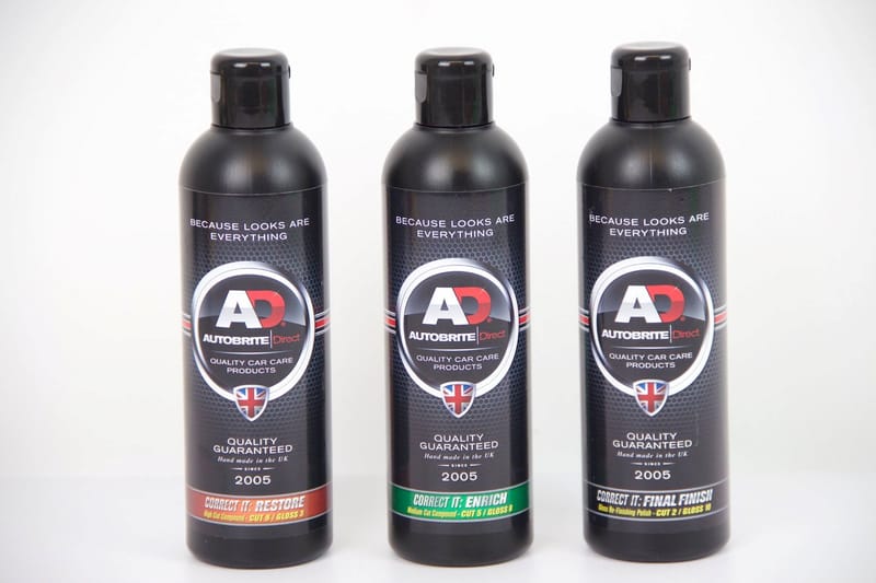 Autobrite Direct Correct It 3 Polish Set Enrich, Restore & Final Finish ...