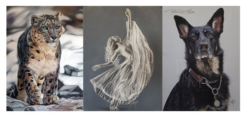 UK based Artist of hyperrealism wildlife pets and people commissions