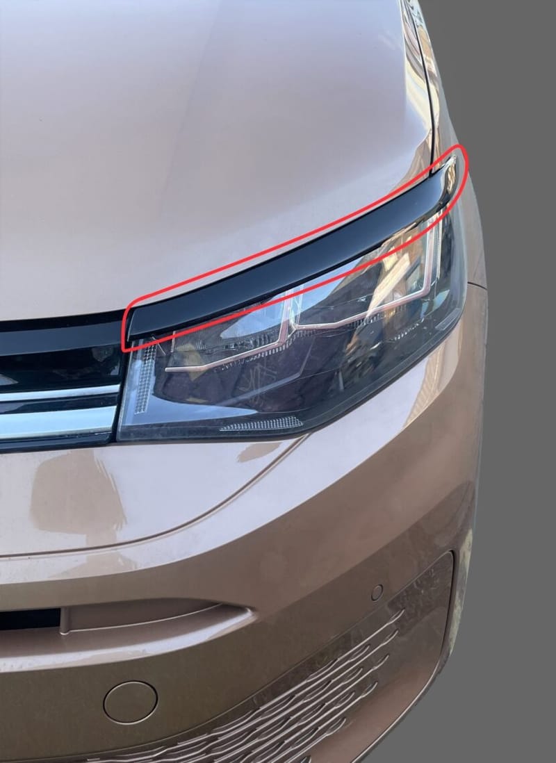 ABS Plastic Wheel Arch Covers for the VW Caddy mark 5