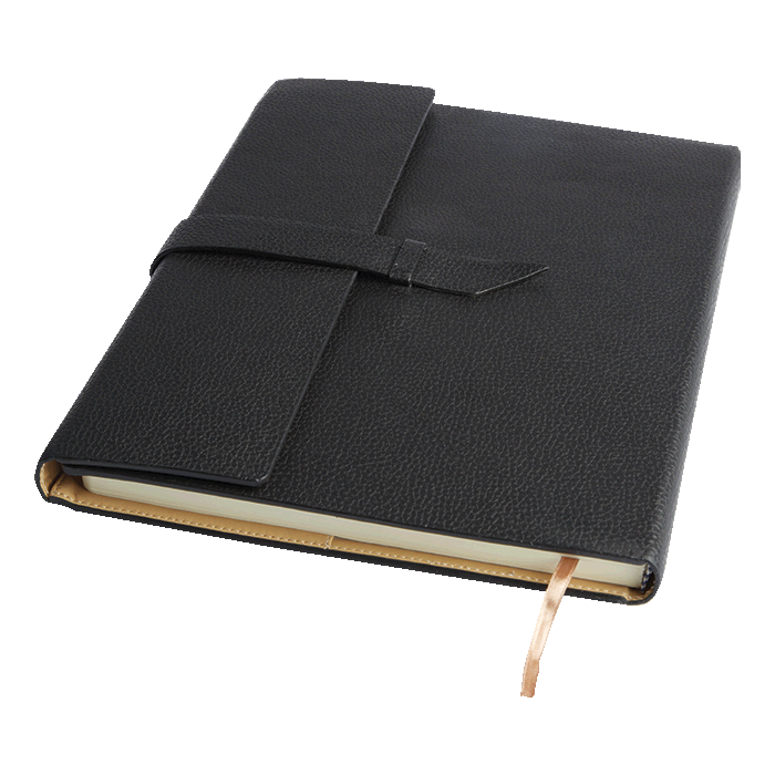 EXECUTIVE A4 NOTEBOOK WITH STRAP - Under Construction