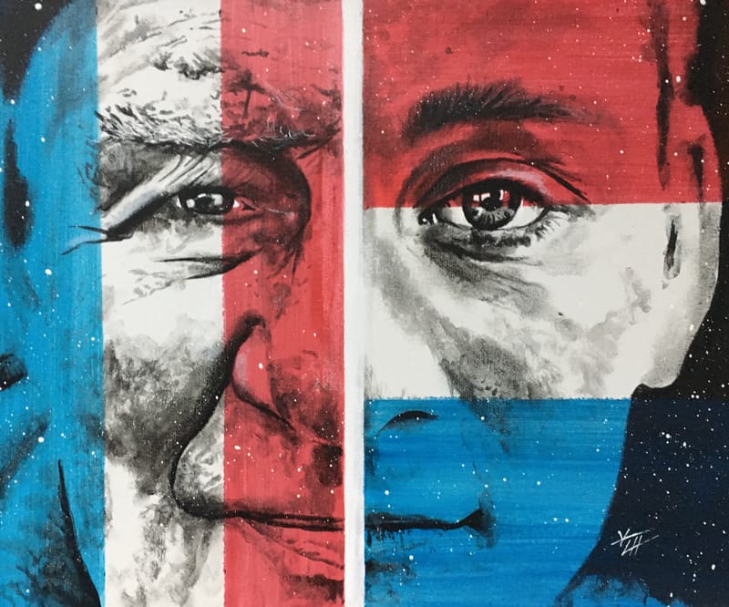 Raymond Poulidor / Mathieu Van der Poel - CustomRaceArt