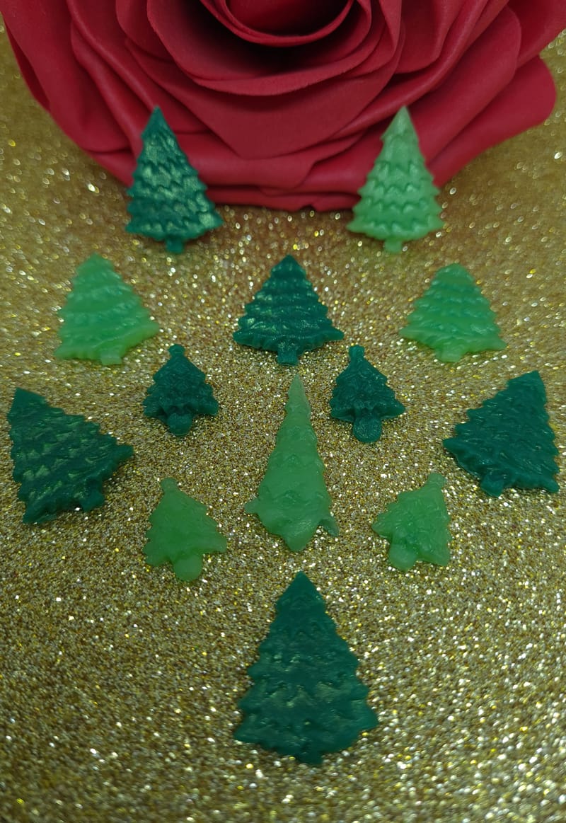 Shimmer Christmas Trees - Blingtastic