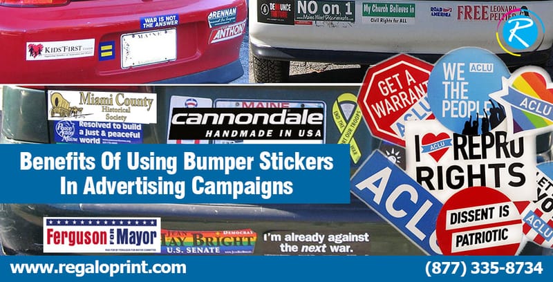 Benefits Of Using Bumper Stickers In Advertising Campaigns - Custom ...