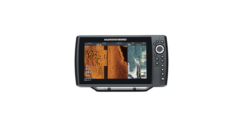 Humminbird Fishfinder HELIX 9 CHIRP MEGA SI+ GPS G3N with Navionics+ ...