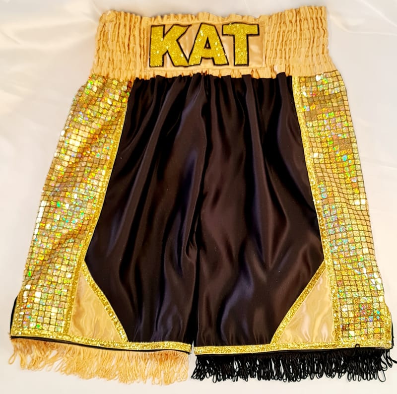 boxing ring wear , fight gear, Fighter, Shorts, bling, personalised