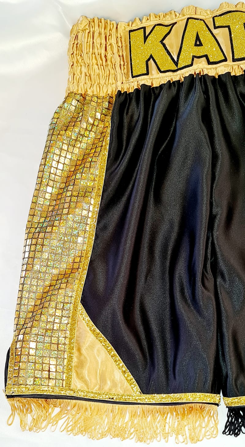 boxing ring wear , fight gear, Fighter, Shorts, bling, personalised