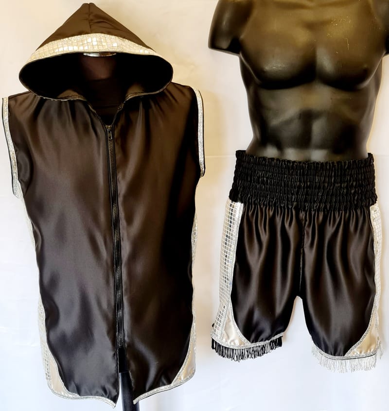 boxing ring wear , fight gear, Fighter, Shorts, bling, personalised