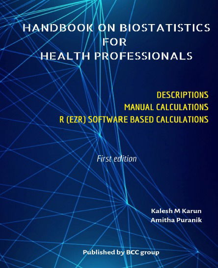 Handbook on Biostatistics for health professionals