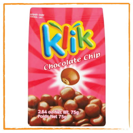 Klik, Chocolate Chip Chocolate Covered - Mamtakim.ca