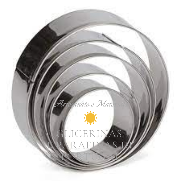 CÍRCULOS ou Aros em Metal - Cortadores (Pack 5)