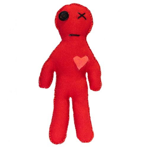 Boneco vermelho para Vodu Tradicional