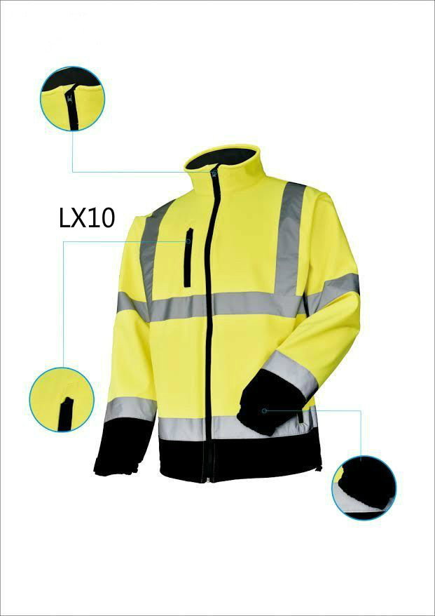 Hi-Vis Insulated Safety Reflective Jacket Road Work HIGH VISIBILITY ...