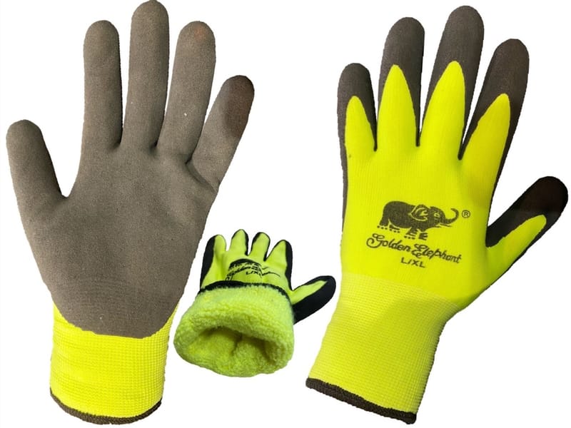 Golden elephant extra warm comfort working gloves insolation inside ...