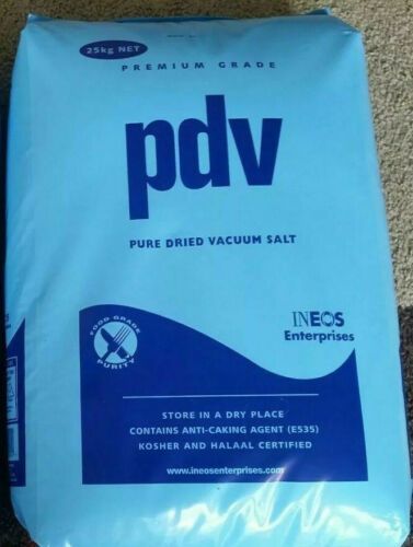 PDV Pure Dried Vacuum Salt 25Kg Bag Koi Pond Fish Treatment Salt