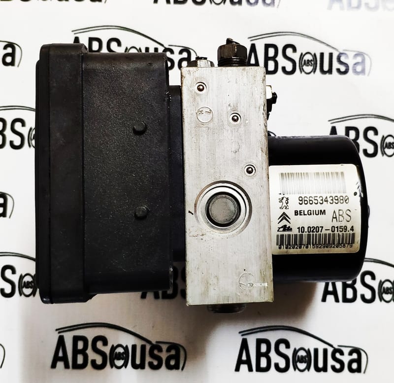 Modulo de ABS Peugeot 207, 9665343980, 10.0207-0159.4, 10.0970-1159.3