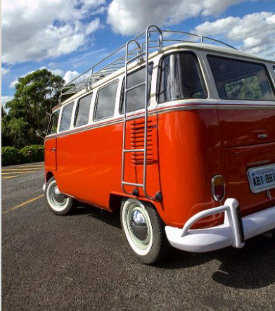 VW bus kombi side ladder