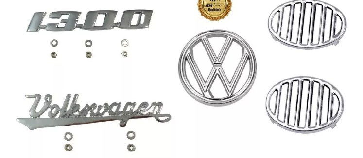Set emblems for vw bug beetle