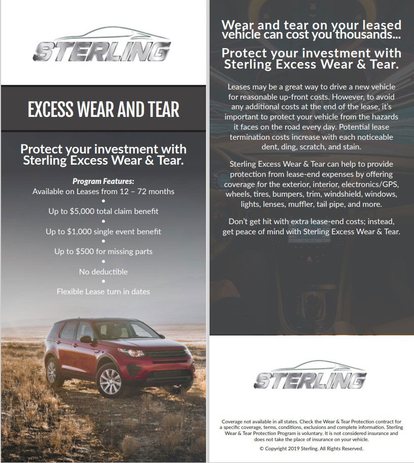 EXCESS WEAR AND TEAR - Sterling Products and Services