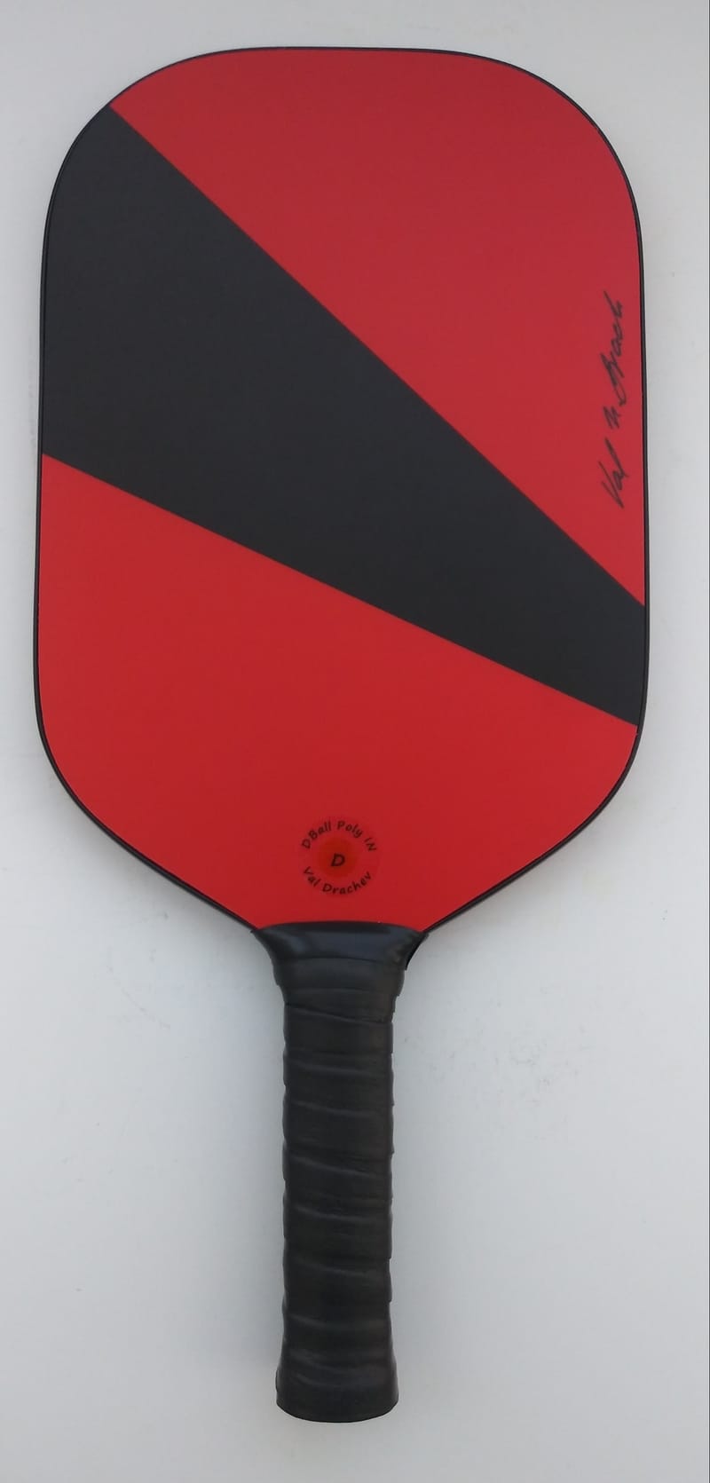 DBall Poly IN Pickleball Paddle. Red/Black - DBall Paddles