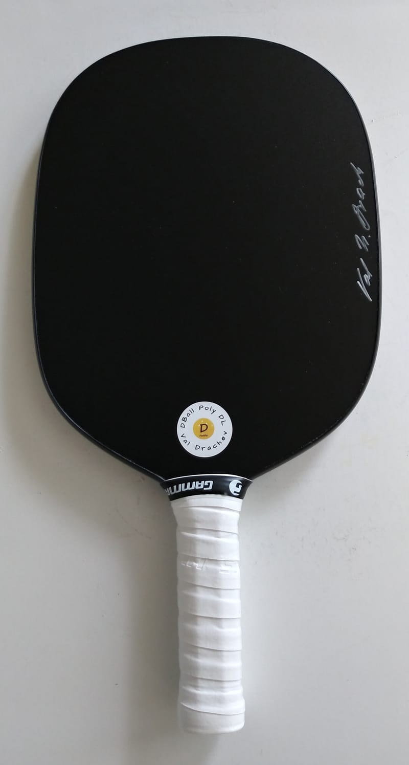 DBall Poly DL Pickleball Paddle. Black - DBall Paddles