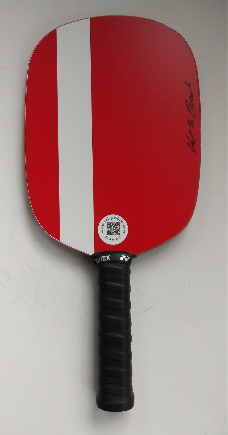 DBall Poly PQ Pickleball Paddle. Red/Blue/White - DBall Paddles