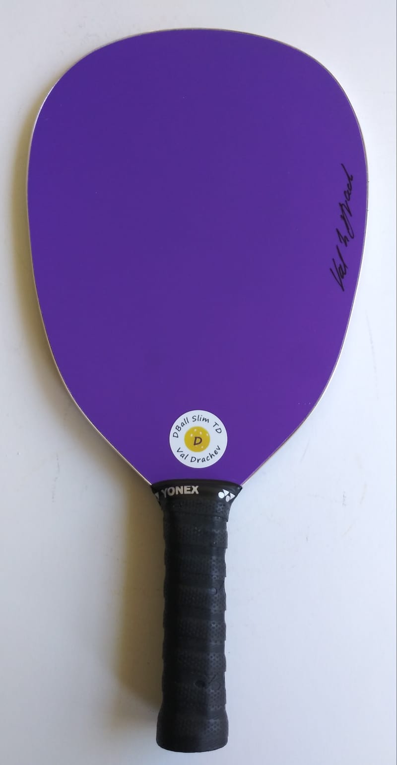 DBall Slim TD Pickleball Paddle. Purple - DBall Paddles