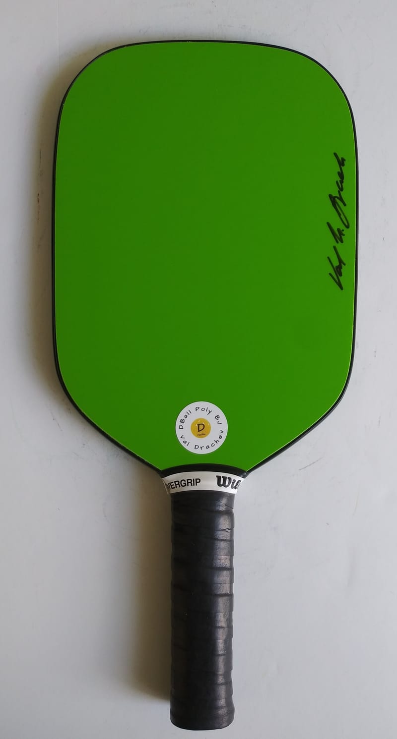 DBall Poly BJ Pickleball Paddle. Lime Green - DBall Paddles