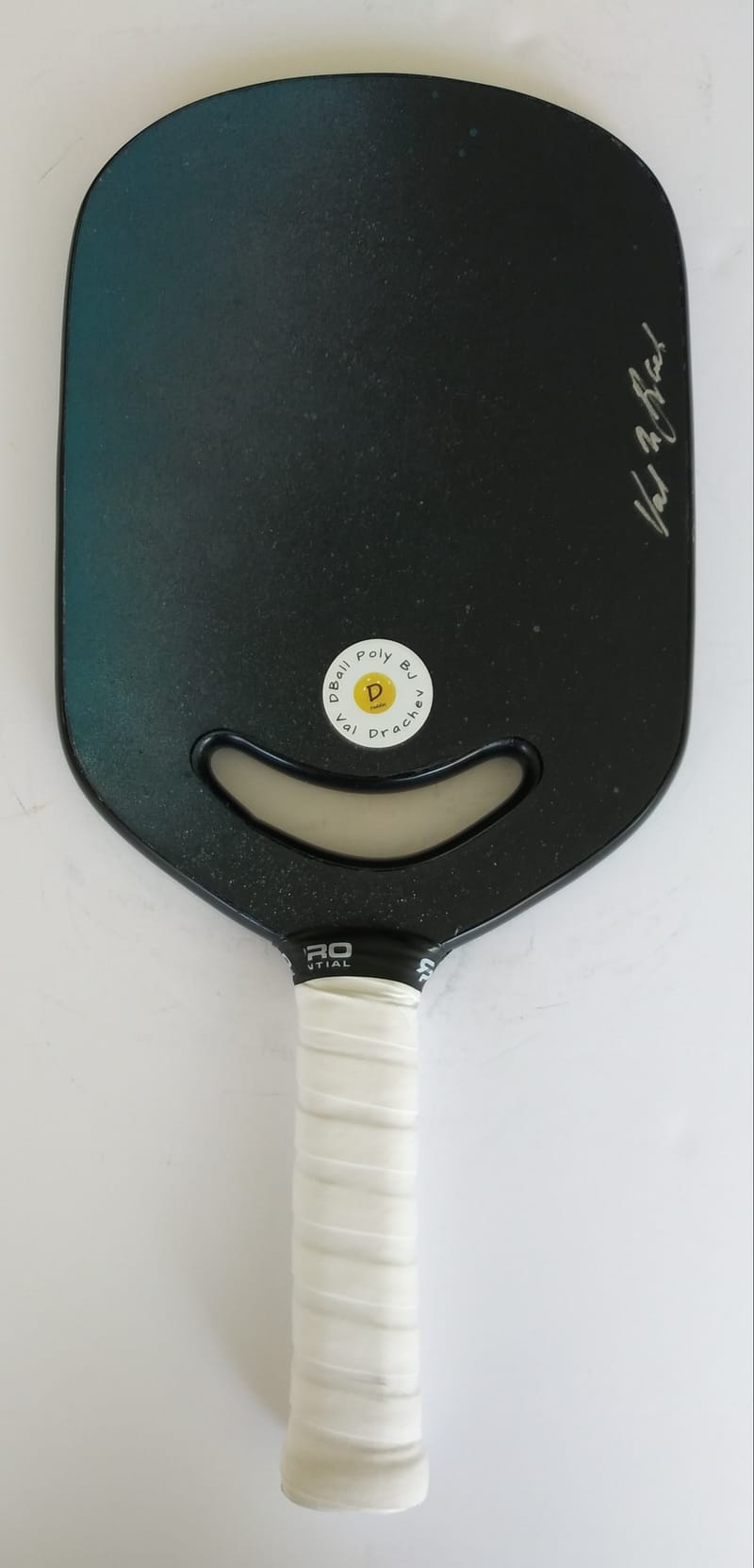 DBall Poly BJ Pickleball Paddle. Black/Teal/Grey/ with cutout - DBall ...