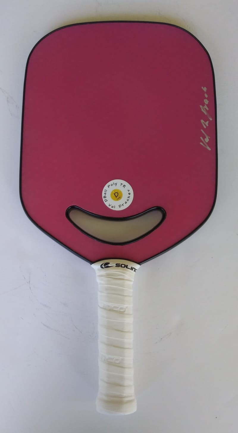 DBall Poly TR Pickleball Paddle. Pink/ with cutout /long handle - DBall ...