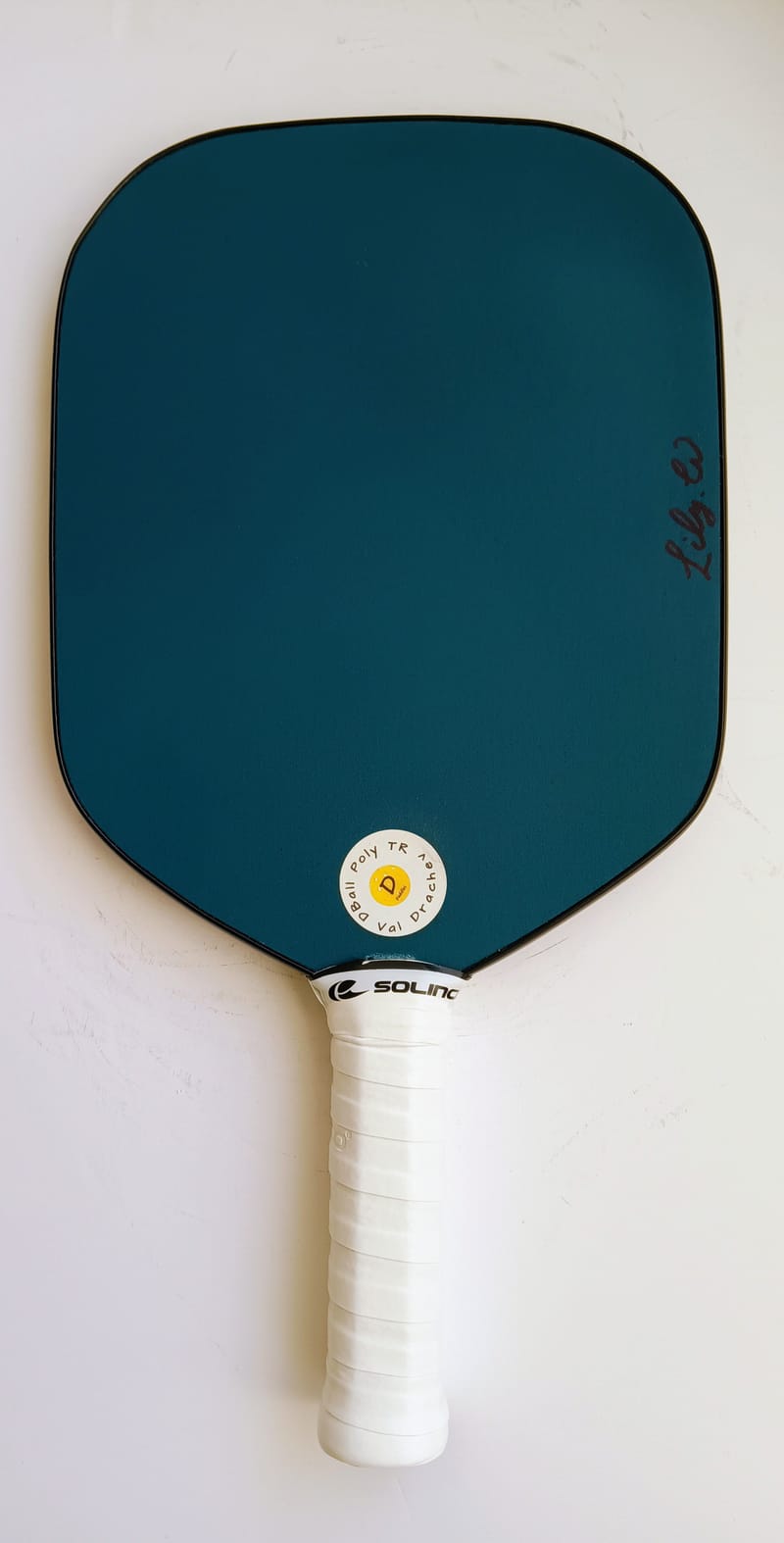 DBall Poly TR Pickleball Paddle. Teal/long handle - DBall Paddles